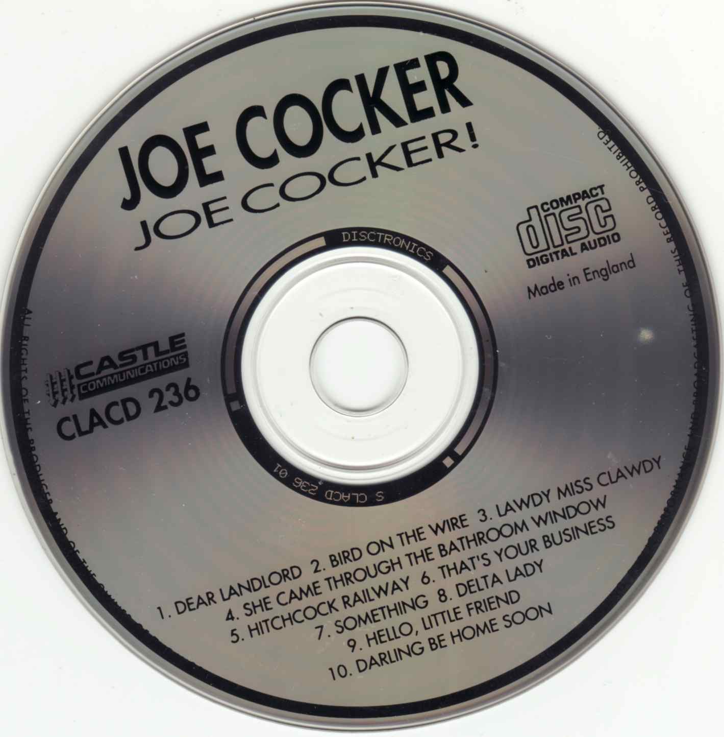 Joe Cocker Joe Cocker! : CD | CD Covers | Cover Century | Over 1.000. ...